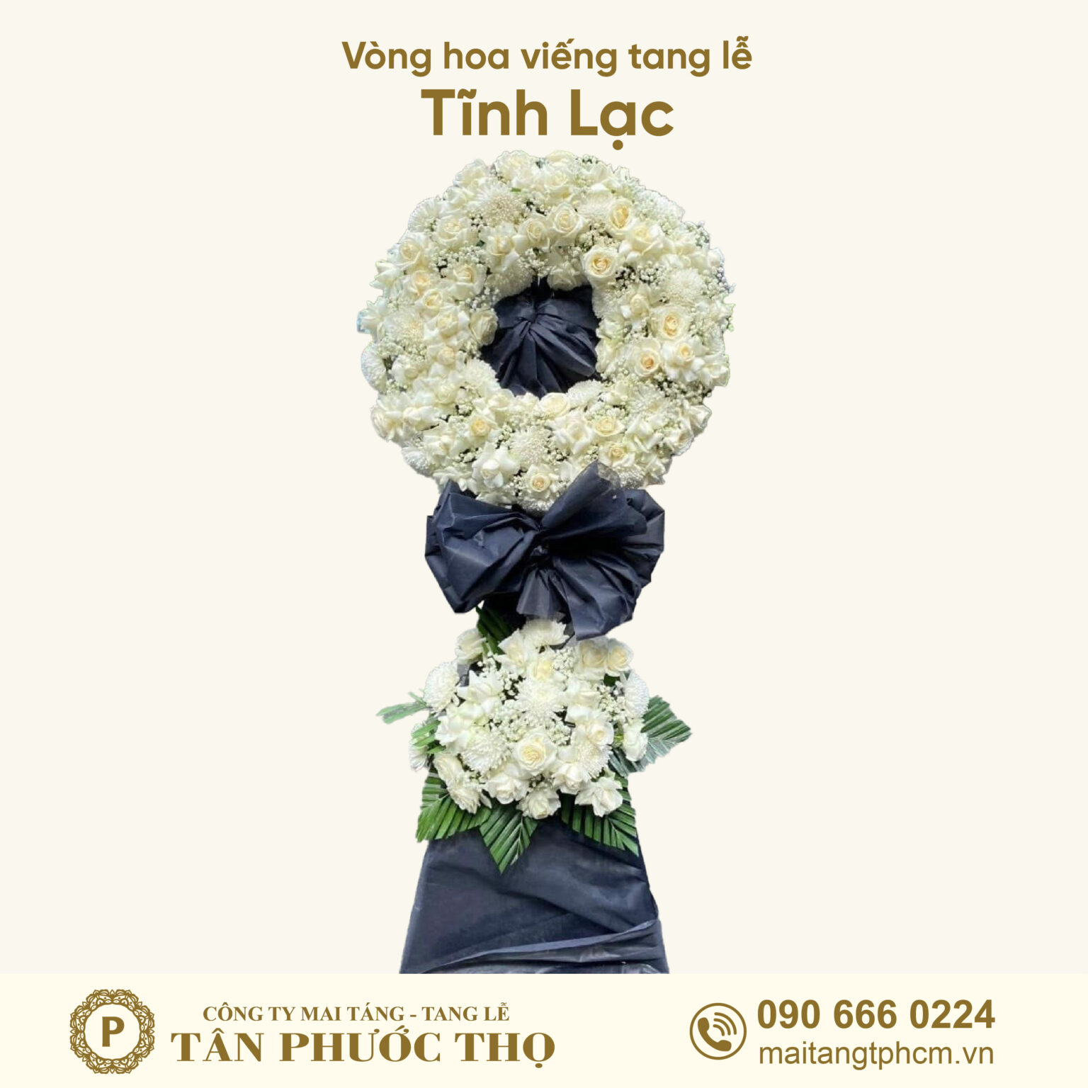 Hoa Tang Lễ Tĩnh Lạc - Hoa chia buồn ( hoa đám tang ) 24/24