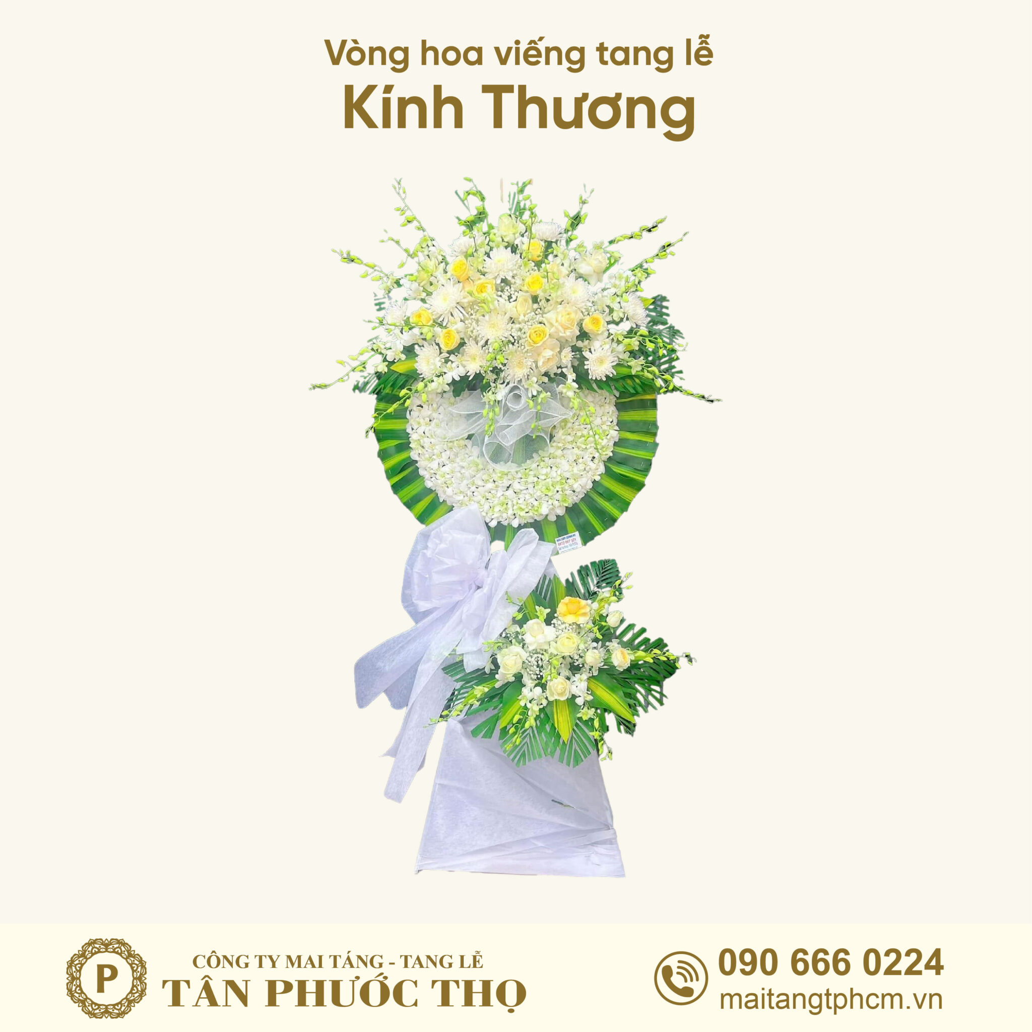 Hoa Tang Lễ Kính Thương - Hoa chia buồn ( hoa đám tang ) 24/24
