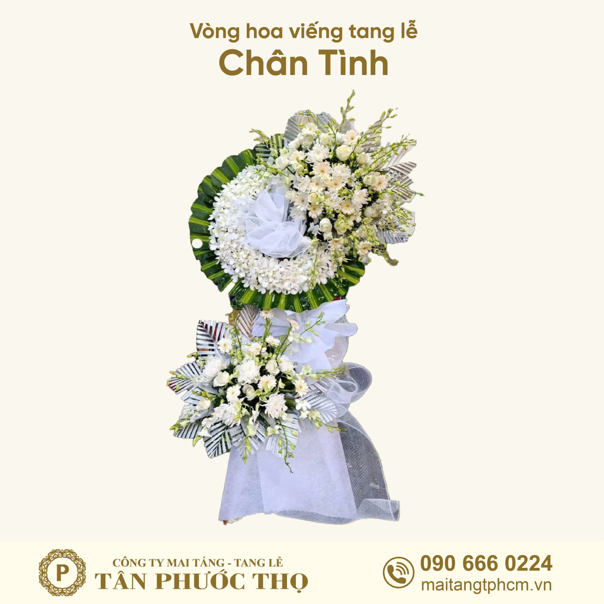 Hoa Tang Lễ Chân Tình - Hoa chia buồn ( hoa đám tang ) 24/24