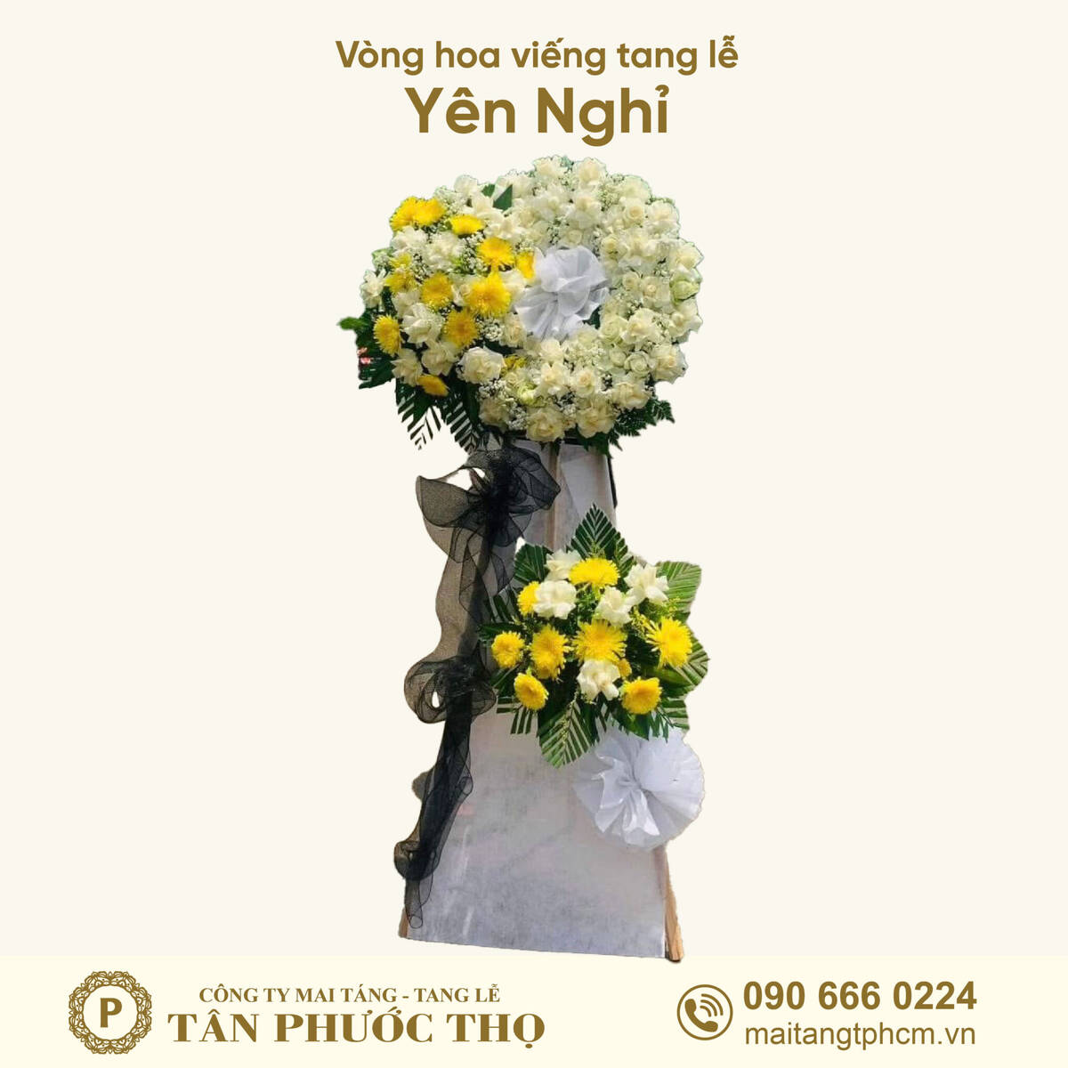 Hoa Tang Lễ Yên Nghỉ - Hoa chia buồn ( hoa đám tang ) 24/24