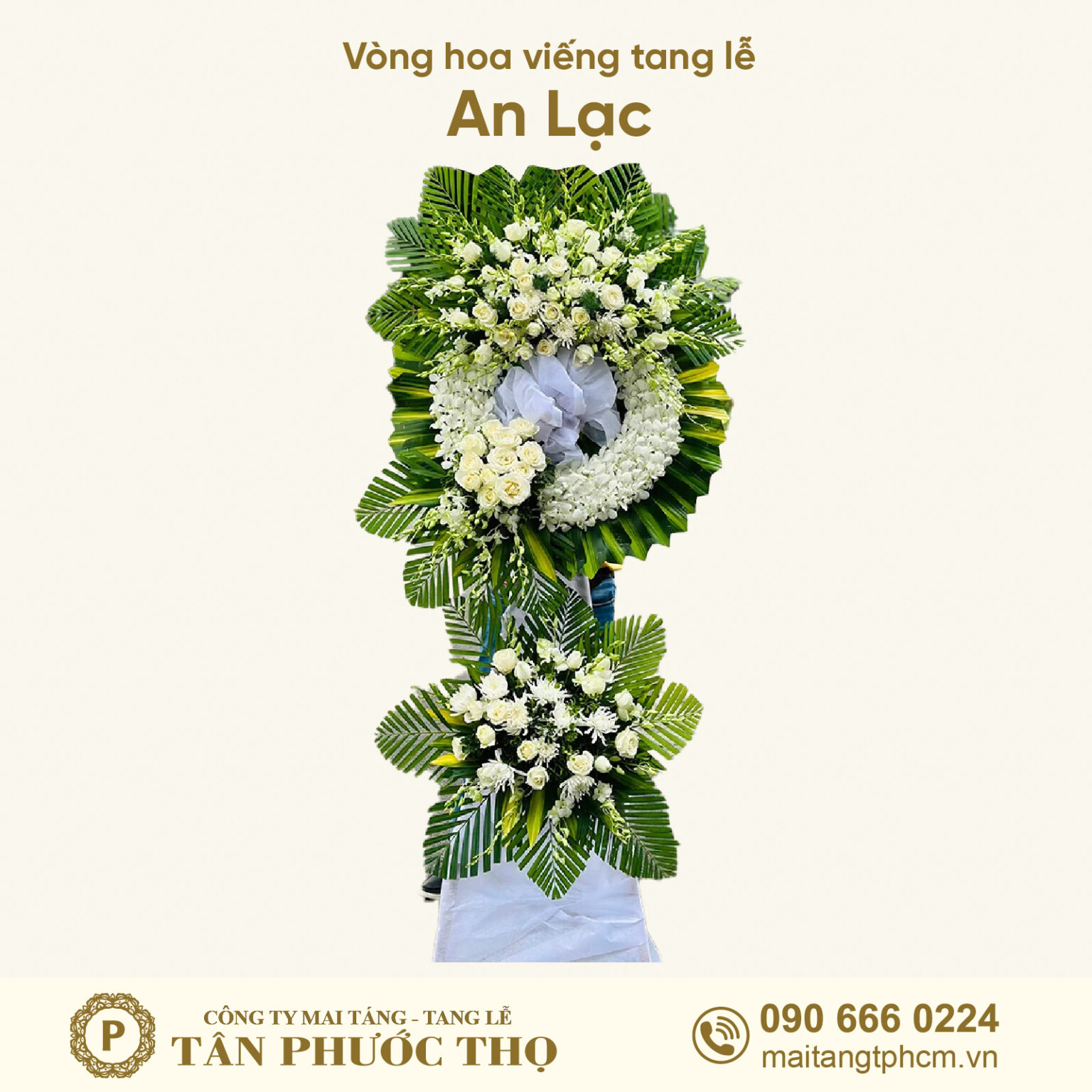 Hoa Tang Lễ An Lạc - Hoa chia buồn ( hoa đám tang ) 24/24