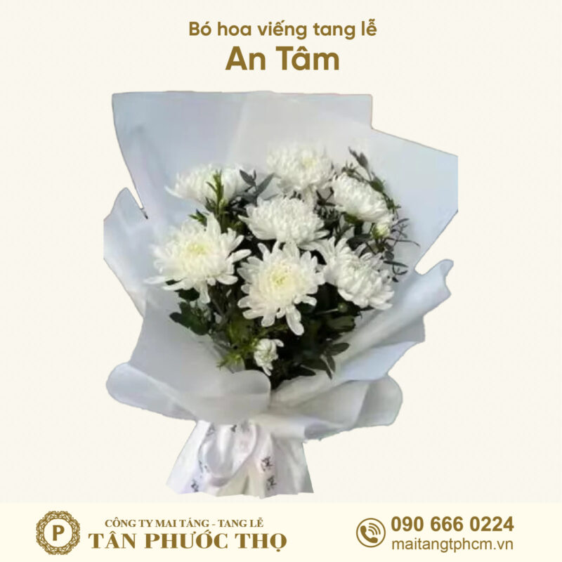 Hoa Tang Lễ An Tâm - Hoa chia buồn ( hoa đám tang ) 24/24