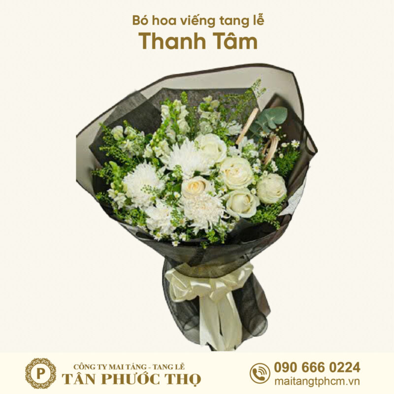 Hoa Tang Lễ Thanh Tâm - Hoa chia buồn ( hoa đám tang ) 24/24