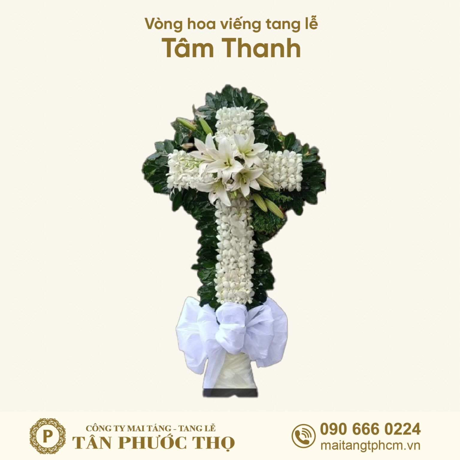 Hoa Tang Lễ Tâm Thanh - Hoa chia buồn ( hoa đám tang ) 24/24