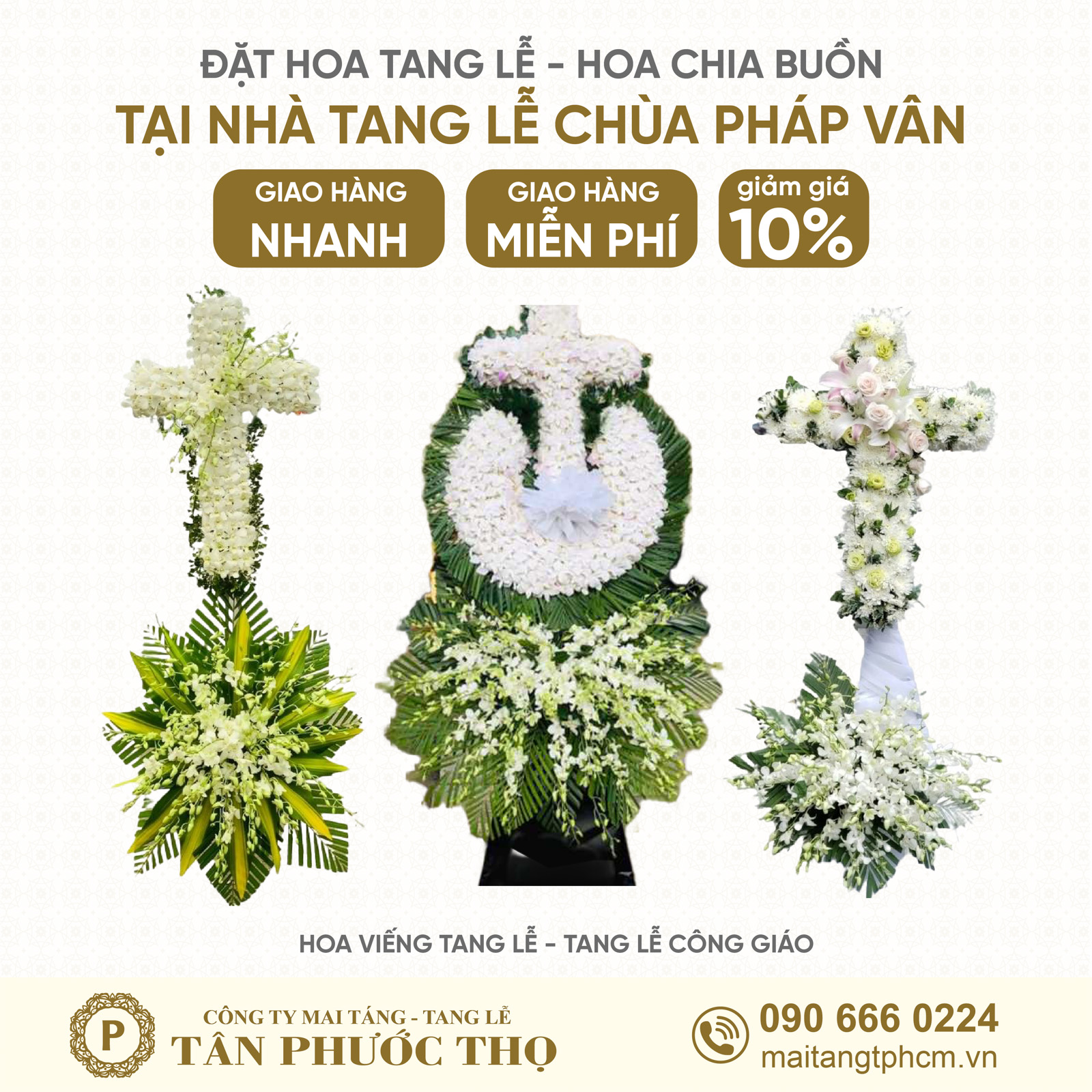 Đặt Hoa Tang Lễ tại Nhà Tang Lễ Chùa Pháp Vân - 24/24